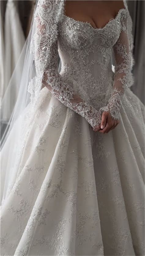 Wedding Dress Luxury 2024 Vestidos De Novia Manga Larga Lace Para Boda
