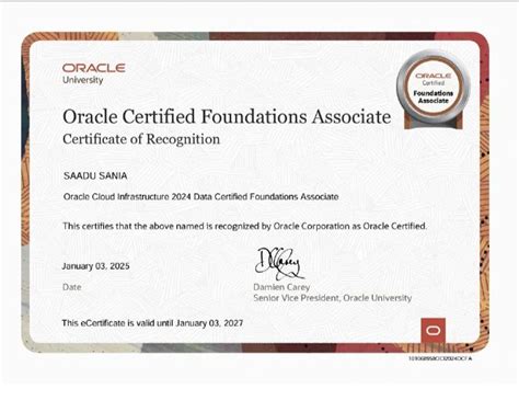 Oraclecertified Oci Cloudcomputing Careergrowth Certification
