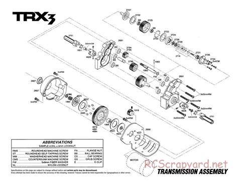 Traxxas Exploded Views Trx 3 2603 • Rcscrapyard Radio Controlled Model Archive