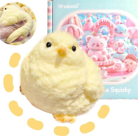 Handmade Chick Taba Squishy Toys Ultra Soft Squishy Fidget Toys Silicone Squeeze