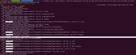 RuntimeError CuDNN Error Cannot Join Current Thread Issue Zju Dv Animatable Nerf GitHub