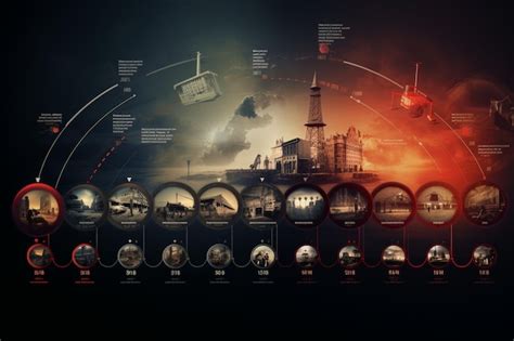 Premium Photo A Timeline Graphic Illustrating The Historical Generative Ai