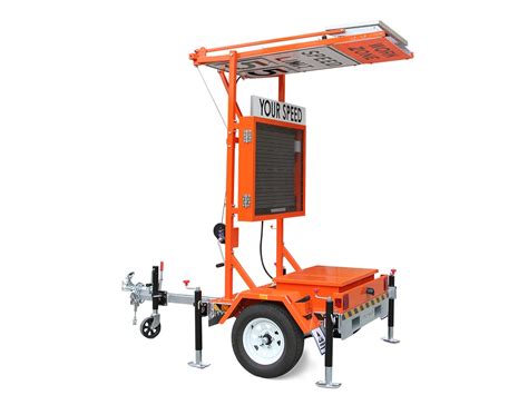 Radar Speed Limit Signs And Circular Beacons Work Together