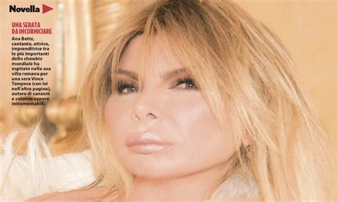 Ana Bettz Incontra Vince Tempera Collaborazione In Vista