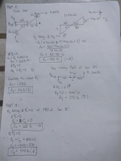 [solved] Part A Take P 300 1b Figure 1 Determine The Horizontal And Vertical Components