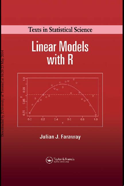 Pdf Linear Models With R