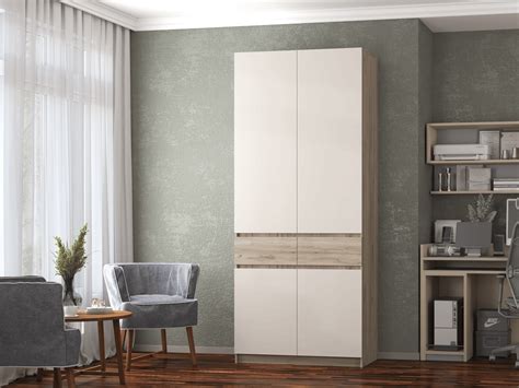 Купить Шкаф 2 ств ШК 001 ЛДСП Бостон в Ростове на Дону отличные цены на распашные шкафы