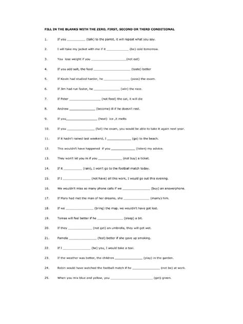 Daily Exam Xi Grade Conditional Pdf