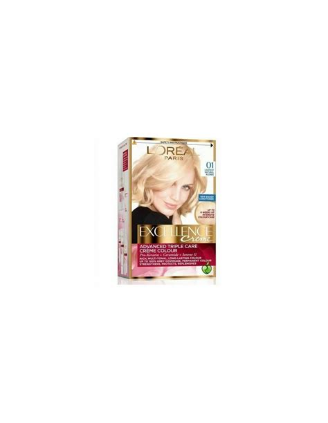 Excellence Creme Advanced Triple Care Creme Colour 01 Lightest Natural ...