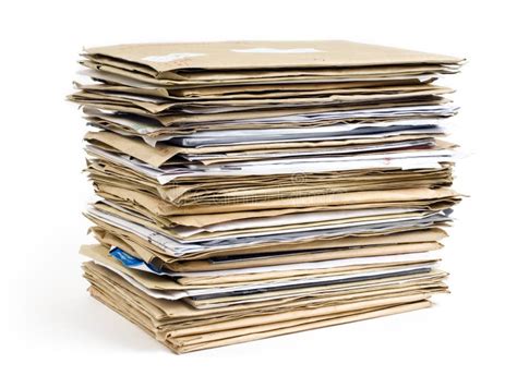 File Stack Stock Image Image Of Desk Order Organization 14010203