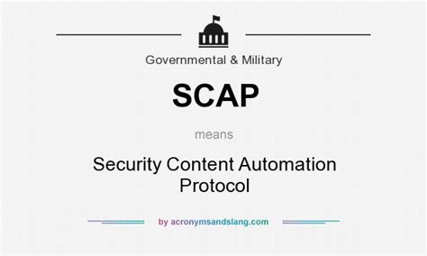 Scap Security Content Automation Protocol In Governmental And Military