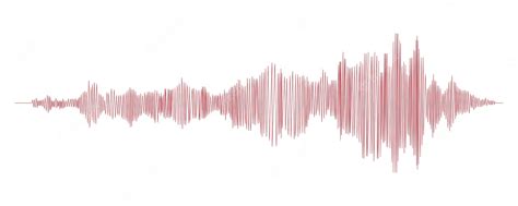 지진계 측정 또는 거짓말 탐지기 그래프 데이터 기록이 있는 지진 측정 프리미엄 벡터