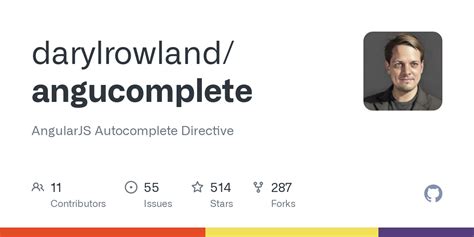 Github Darylrowlandangucomplete Angularjs Autocomplete Directive