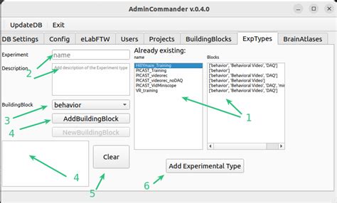 Admincommander — Documentation Of The Data Structure Elabbook Etc