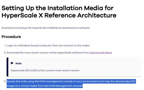 Commvault Hyperscale X Reference Architecture Preparation Phase Community