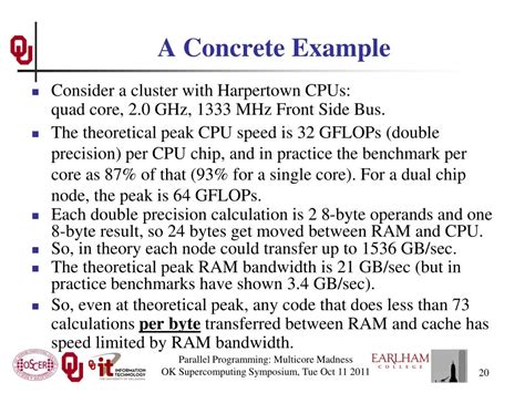 ppt parallel programming and cluster computing multicore madness