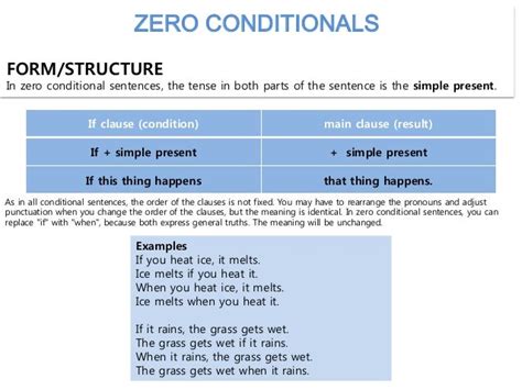 Zero Conditional Ppt