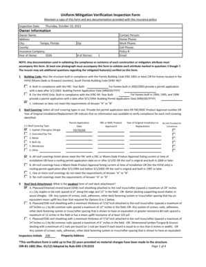 Wind Mitigation Report Sample Fill And Sign Printable Template Online