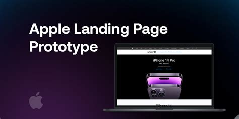 Apple Landing Page Prototype Figma