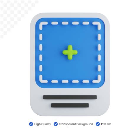 Premium Psd 3d Rendering Column Add Image Isolated