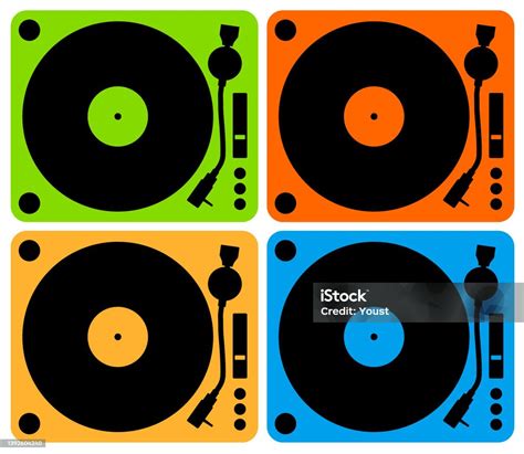 복고풍 의 음악 빈티지 턴테이블 포스터 복고풍 데지 스타일 디스코 파티 60 년대 70 년대 80 년대 레코드 아날로그 오디오에 대한 스톡 벡터 아트 및 기타 이미지