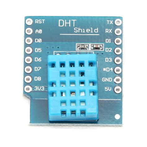 5pcs Wemos® Dht11 Single Bus Digital Temperature Humidity Sensor Shield For Wemos D1 Mini