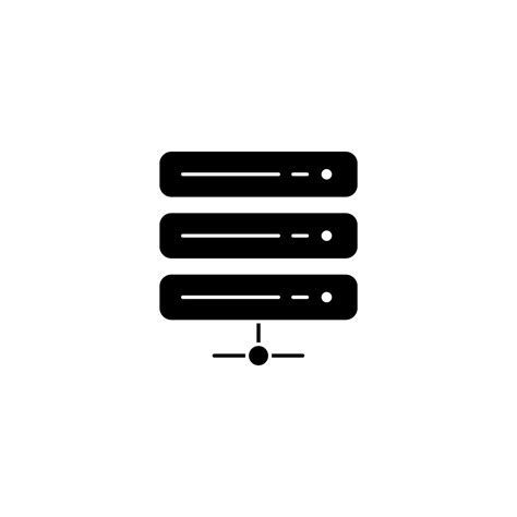 Server Concept Line Icon Simple Element Illustration Server Concept Outline Symbol Design