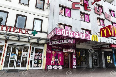 Geiz Club Sex House In St Pauli Hamburg Germany Editorial Photo