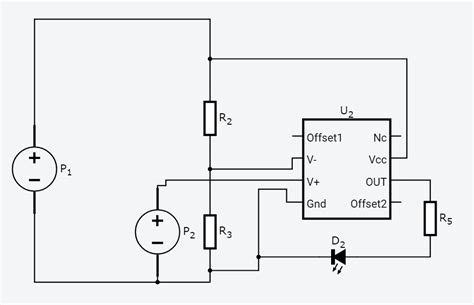 Led Comparator Capacitor Charge Indicator Electrical Engineering Stack Exchange