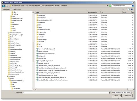 Benutzer Excel Export