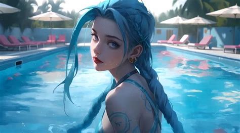 Pool Party Jinx - League of Legend | Jinx league of legends, Live wallpapers, League of legends