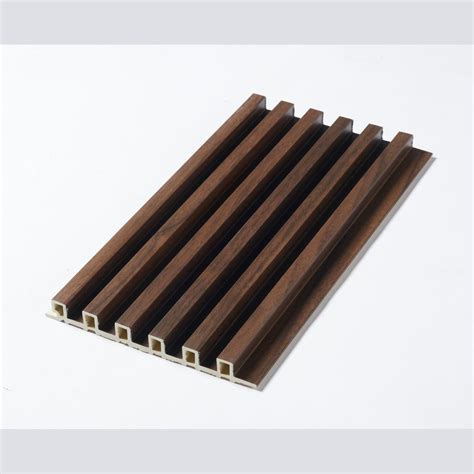 Ecoclad Six Pier Slat Brown Cladding Titan Trade Centre