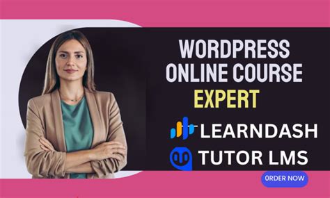 Build Learndash Lms Tutor Lms Online Course Business Website Redesign