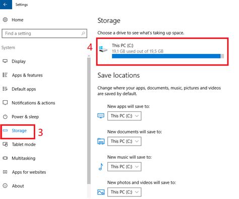 Windows How To Free Up Space In Windows Server Windows 2016 Time4VPS