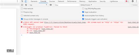 Fetch A Bpmn Model Into A Viewer Fails Trying To Follow The Bpmnjs Walkthrough Developers