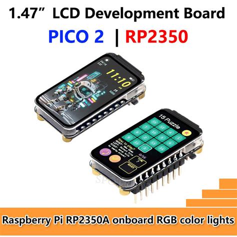 Raspberry Pi Pico 2 Rp2350 1 47 Inch Lcd Display Development Board