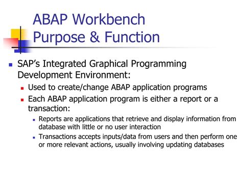 Ppt Abap Programming Powerpoint Presentation Free Download Id5176921