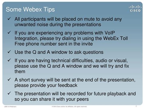 PPT Ciscoworks LMS 4 0 A New Paradigm LMS Webinar Series 2 PowerPoint Presentation ID 3151449