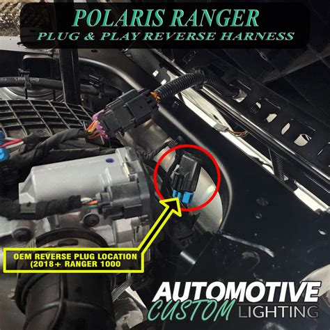 Polaris Ranger Reverse Light Harness Auto Switch 2 Position Switch