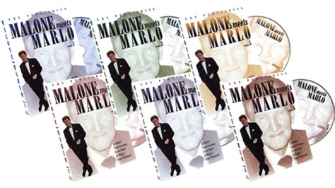 Malone Meets Marlo Set Of 6 Dvds By Bill Malone Dvd