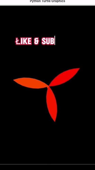 😵unique Design In🐍 Python By Using🐢 Turtle Module Youtubeshorts Viral