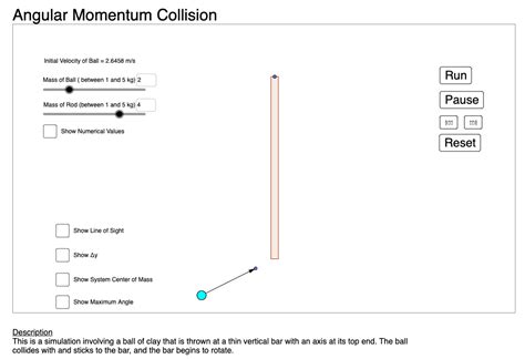 Angular Momentum Collision Momentum Angular Velocity
