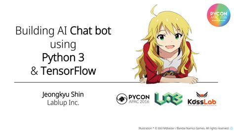 building ai chat bot using python 3 and tensorflow speaker deck
