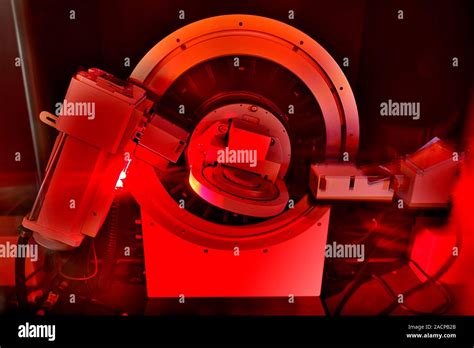 X Ray Analysis Of Construction Materials Goniometer Being Used For X Ray Diffraction Analysis