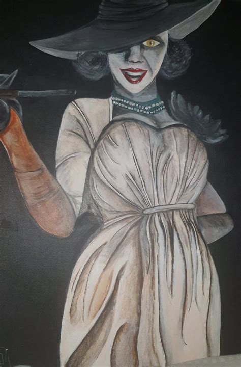 So I Painted Lady Dimitrescu Resident Evil Amino