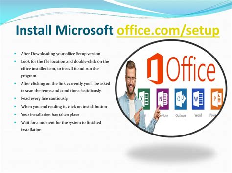 PPT Download And Install Office Setup PowerPoint Presentation Free Download ID 8465015