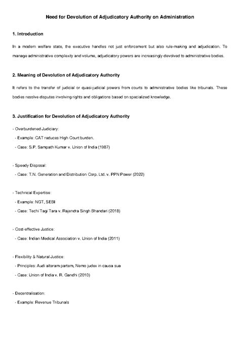 Need For Devolution Of Adjudicatory Authority A Comprehensive Study Studocu Need For Devolution Of Adjudicatory Authority A Comprehensive Study Studocu