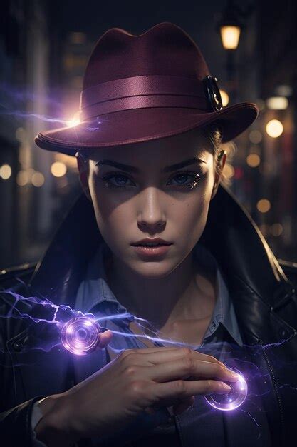 Premium Ai Image Psychic Detective Superhuman Unraveling Mysteries With Psychic Powers