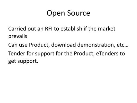 Open Source Journey Ppt
