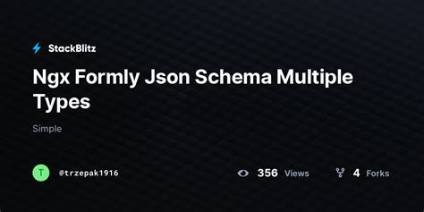 Ngx Formly Json Schema Multiple Types Stackblitz
